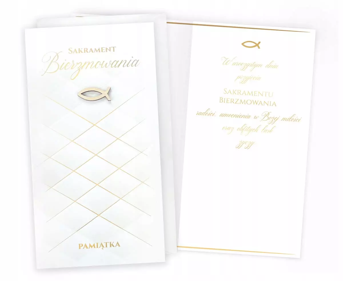 Karnet Bierzmowanie - Kukartka