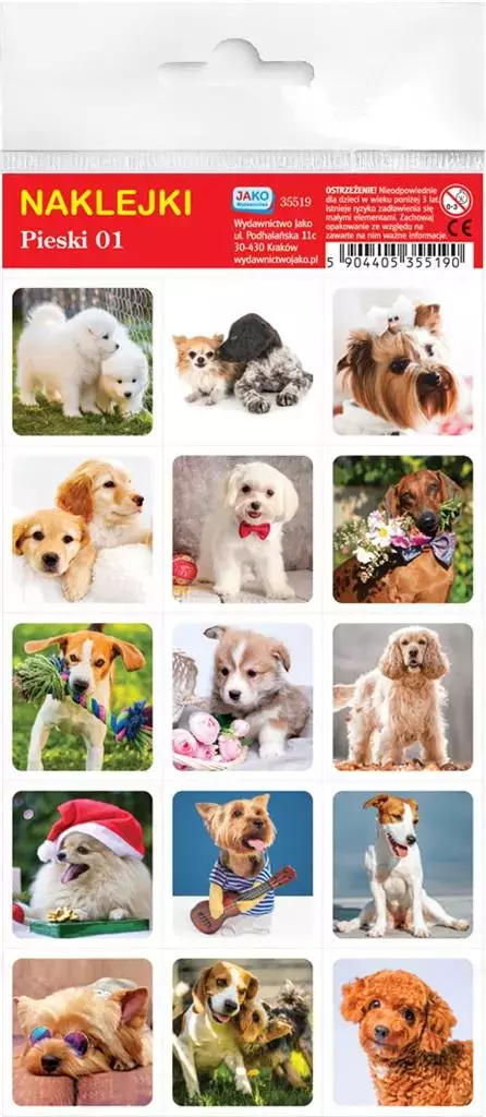 Naklejki. Pieski - Jako