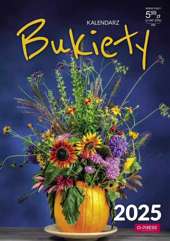 Kalendarz 2025 A4 Ścienny Koty