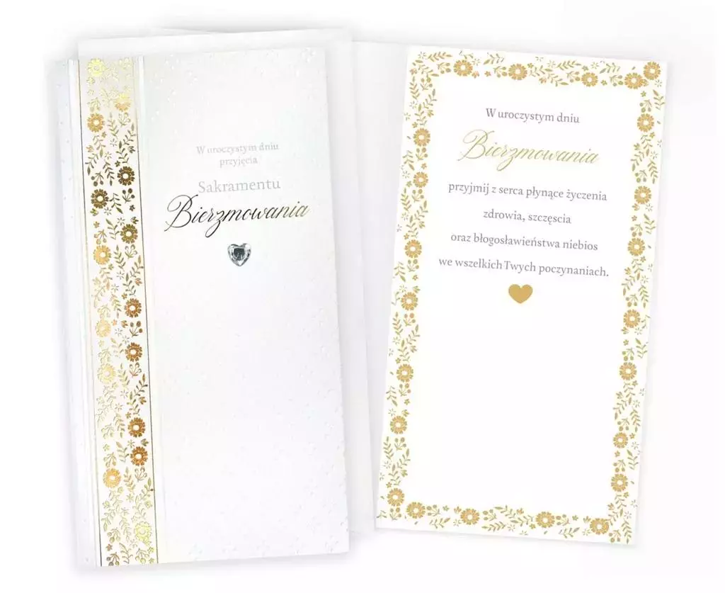 Karnet Bierzmowanie - Kukartka
