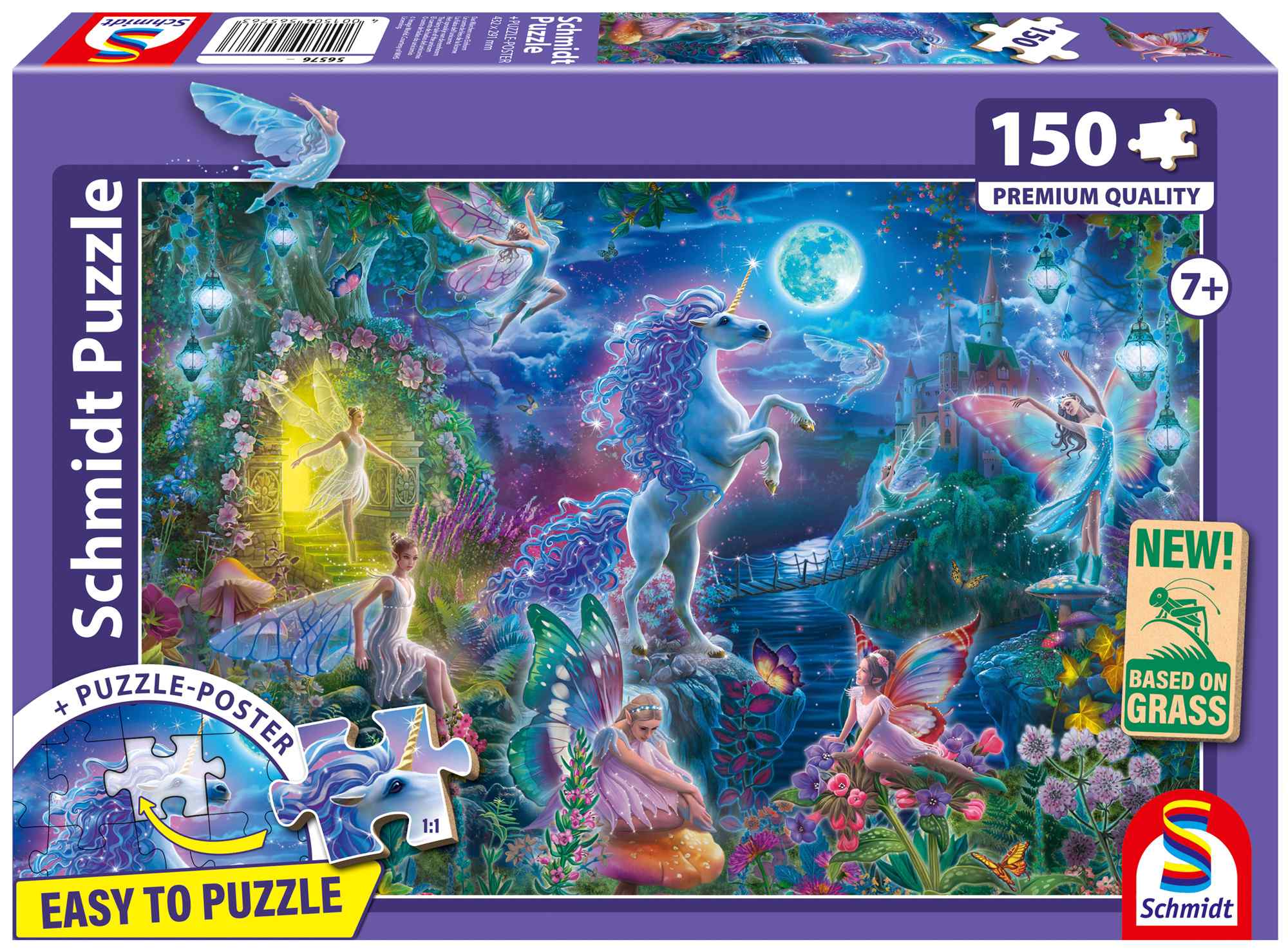 Puzzle 150 PQ Bajka o jednorożcu 113647 - Schmidt Spiele Puzzle