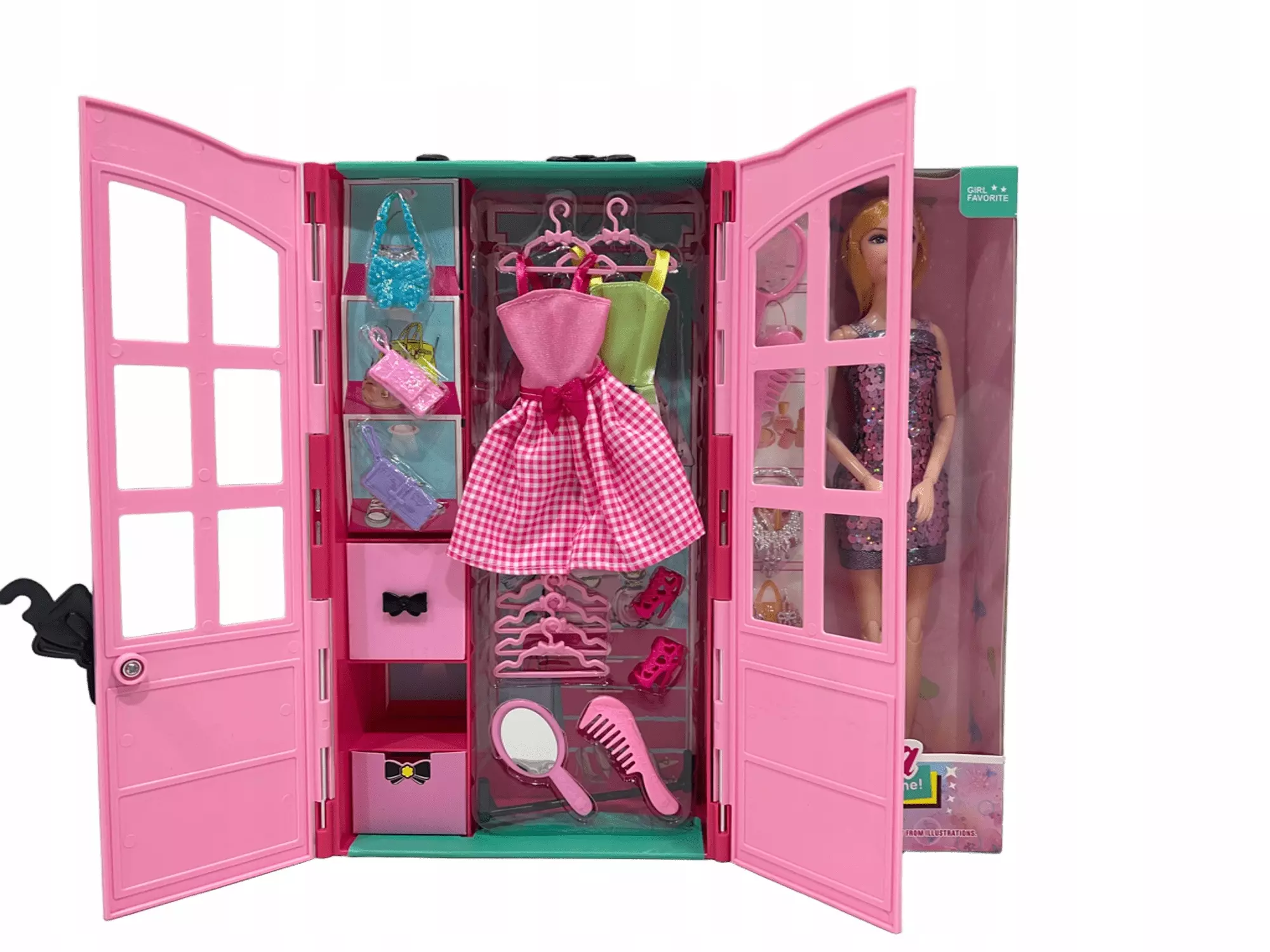 Lalka Alisa z szafą 2001270 - Norimpex