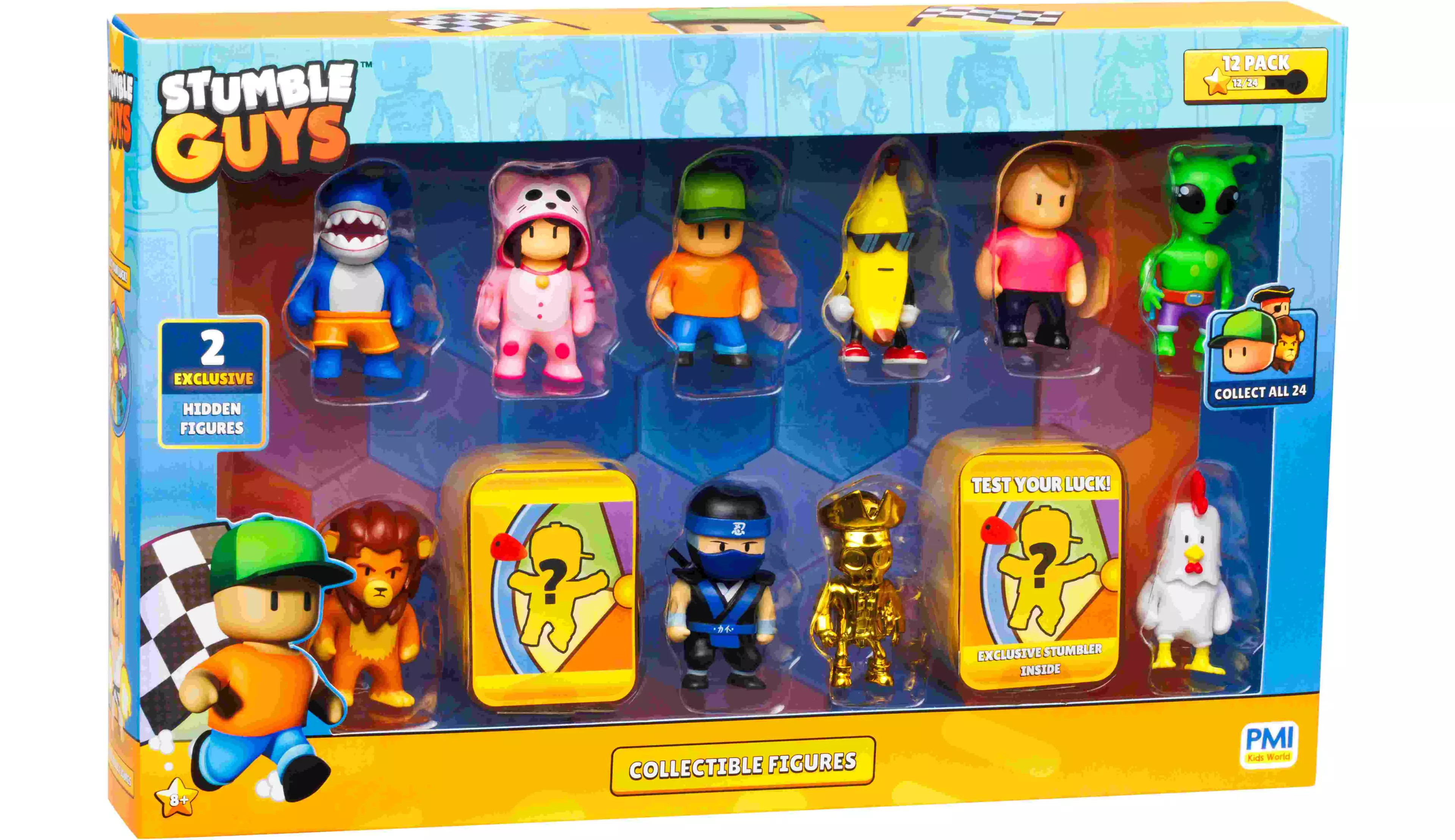 Stumble Guys S1 Zestaw 12 figurek - Deluxe Box - Superbuzz