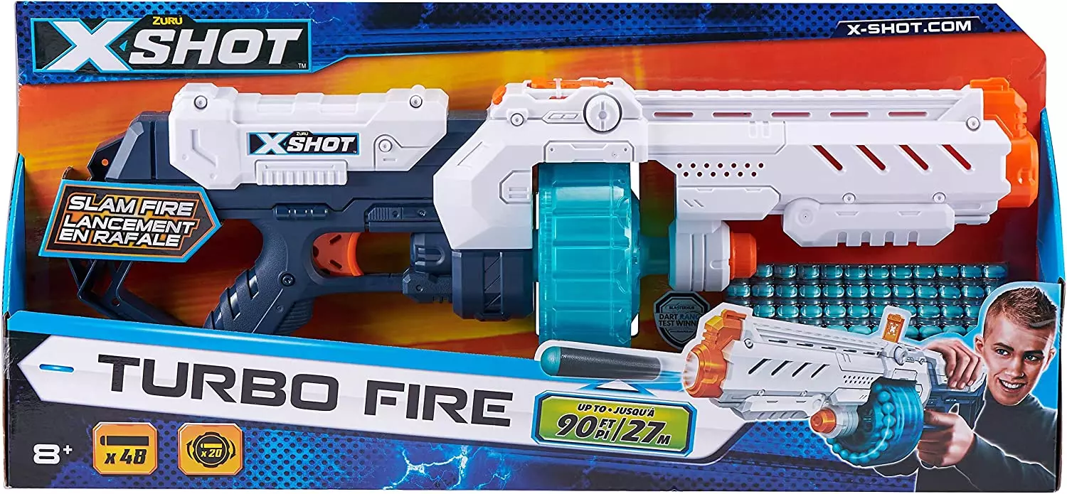 X-SHOT Excel Turbo wyrzutnia 48 strzałek - Zuru