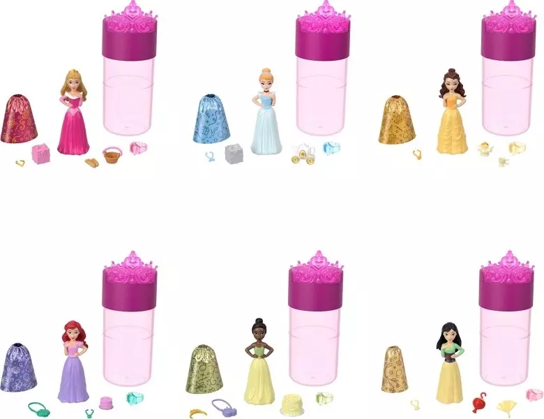 Disney Princess. HMK83 Color Reveal Surprise - Mattel