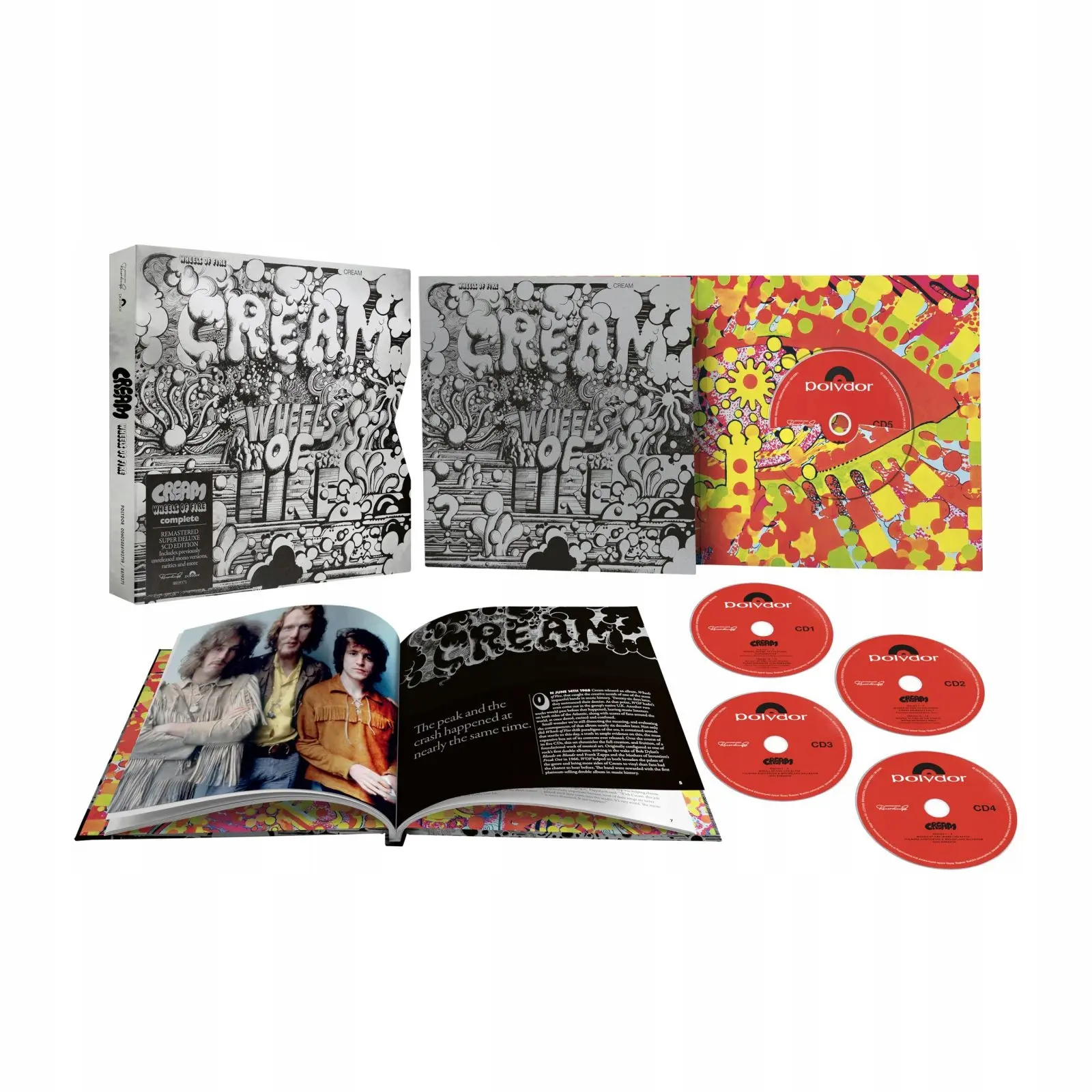 WHEELS ON FIRE (Expanded Deluxe Edition / 5CD) - Cream