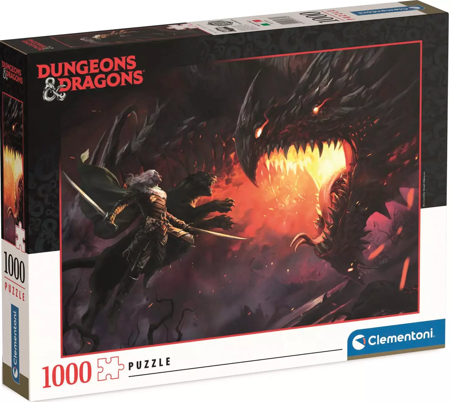 Puzzle 1000 elementów. Dungeons&Dragons - Clementoni