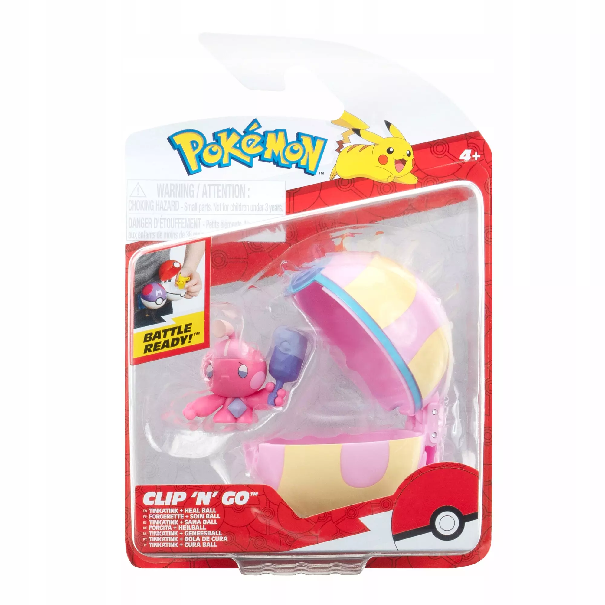 JAS POKEMON CLIPON FIGURKA TINKATINK W18 - Jazwares