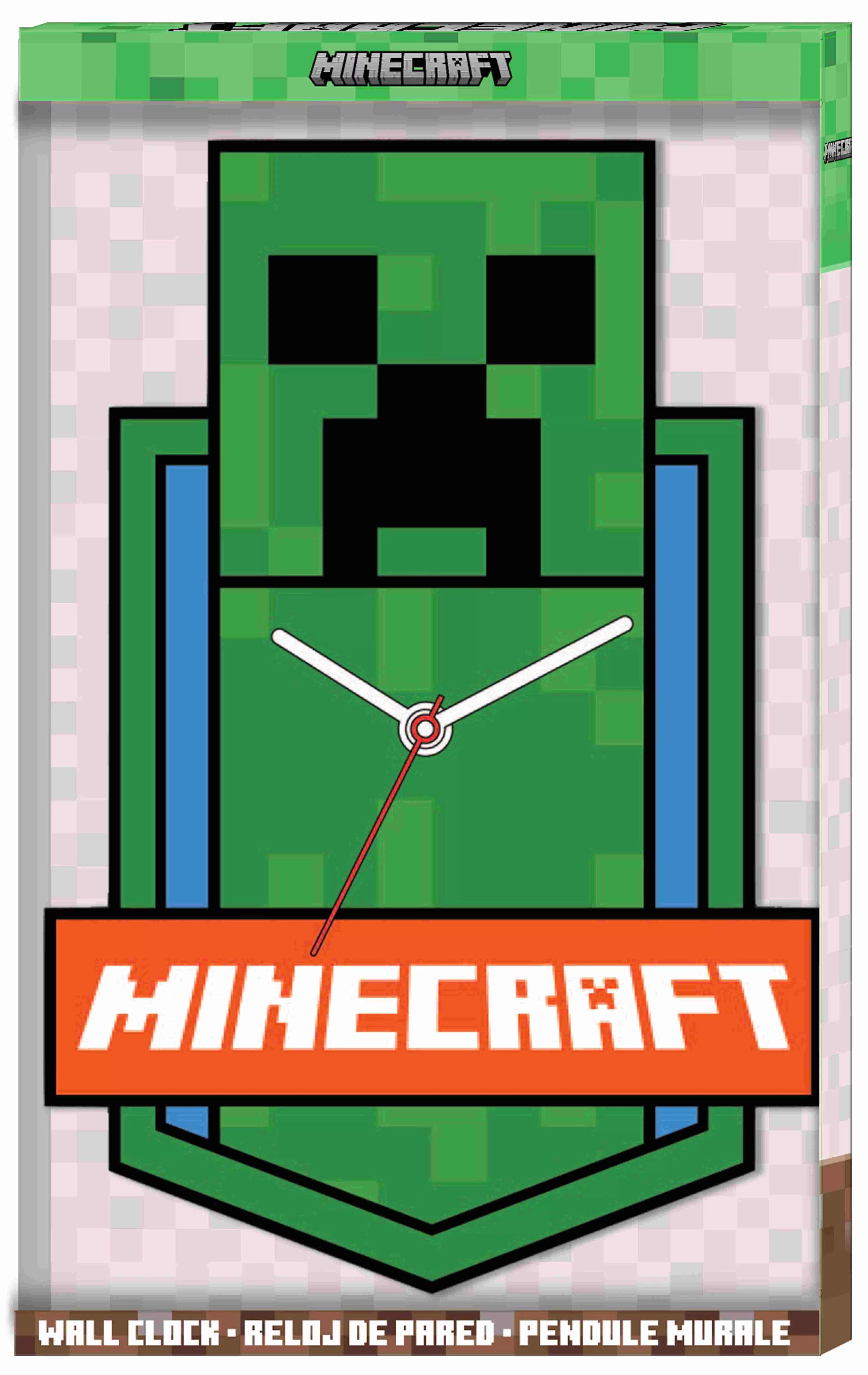 Zegar ścienny Minecraft XL MDF MIN3023 - Kids Euroswan