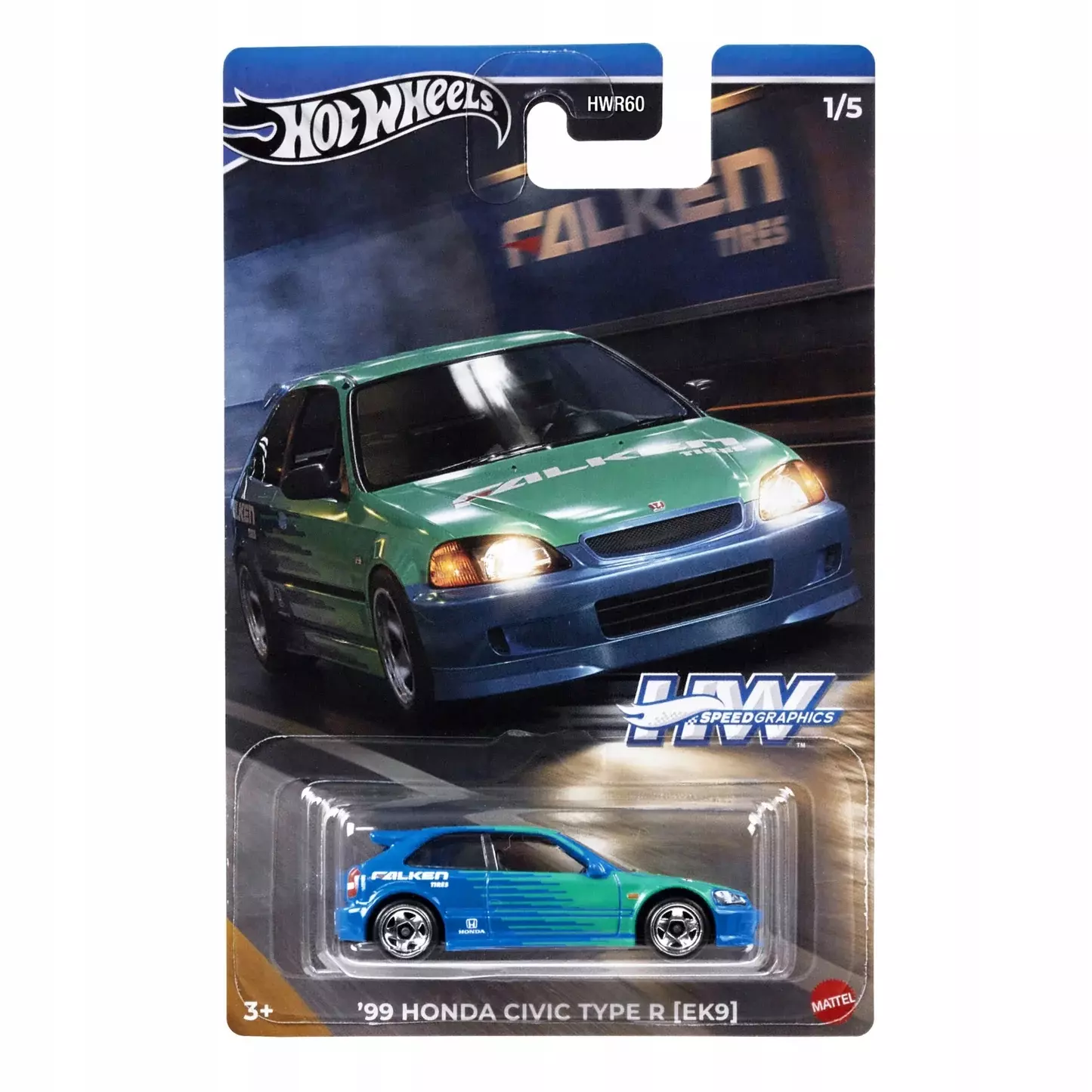 99 Honda Civic Type R Ek9 Hot Wheels
