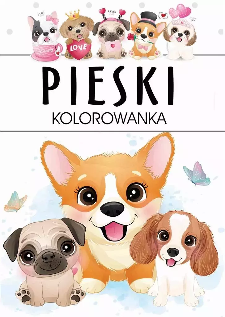Pieski. Moja kolorowanka - Artur Rajch