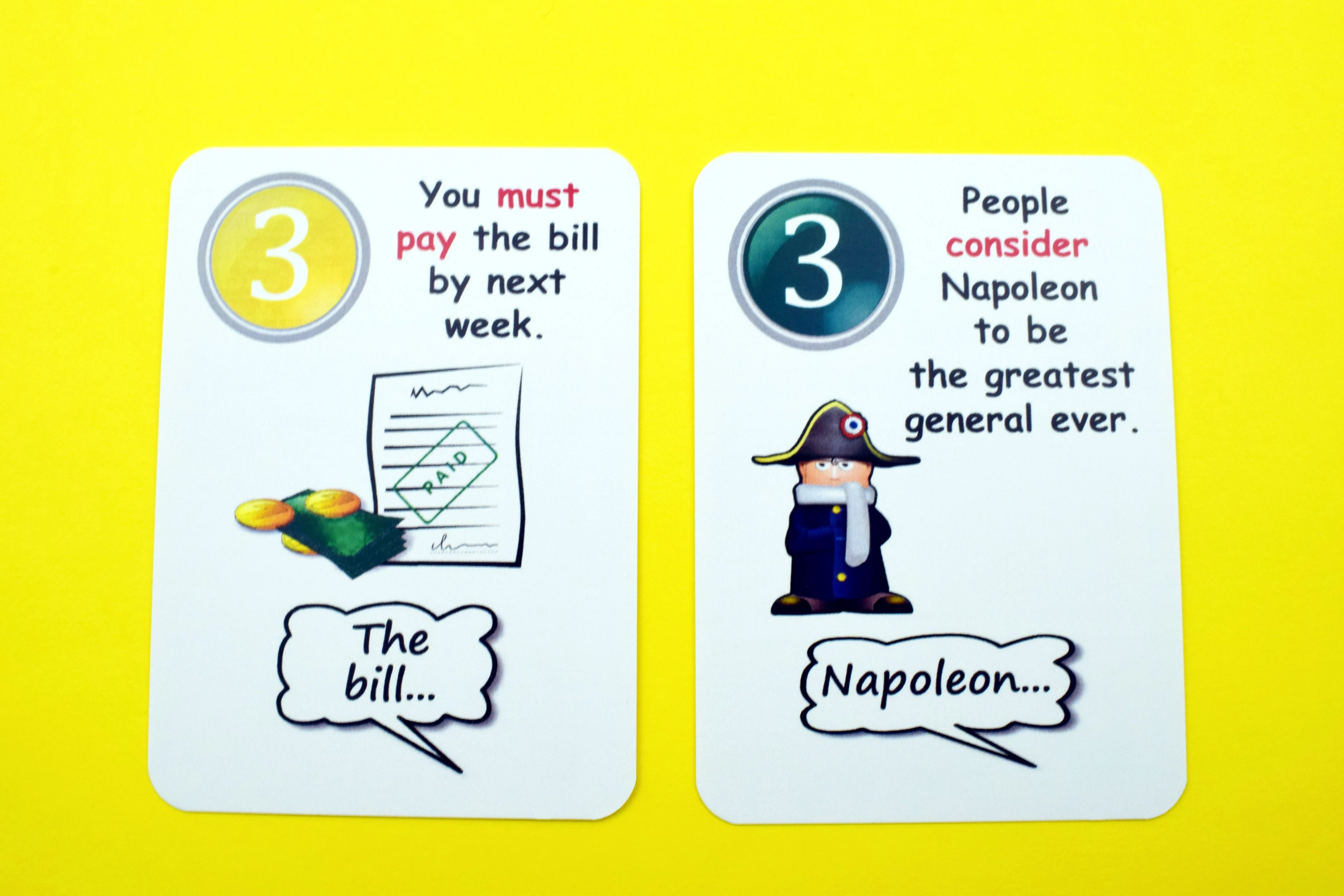 Fun Card English. Passive Voice - Creativo