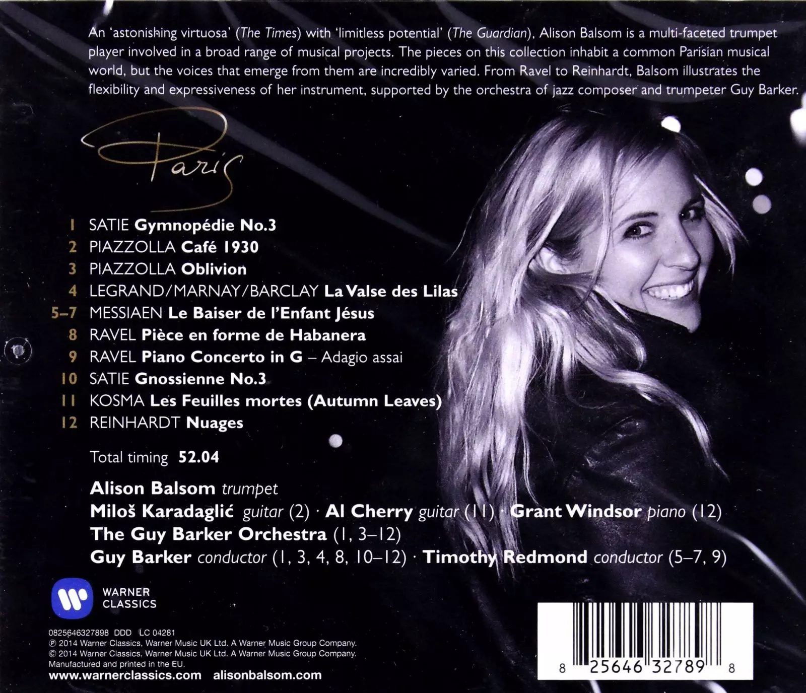 Paris, CD - Alison Balsom