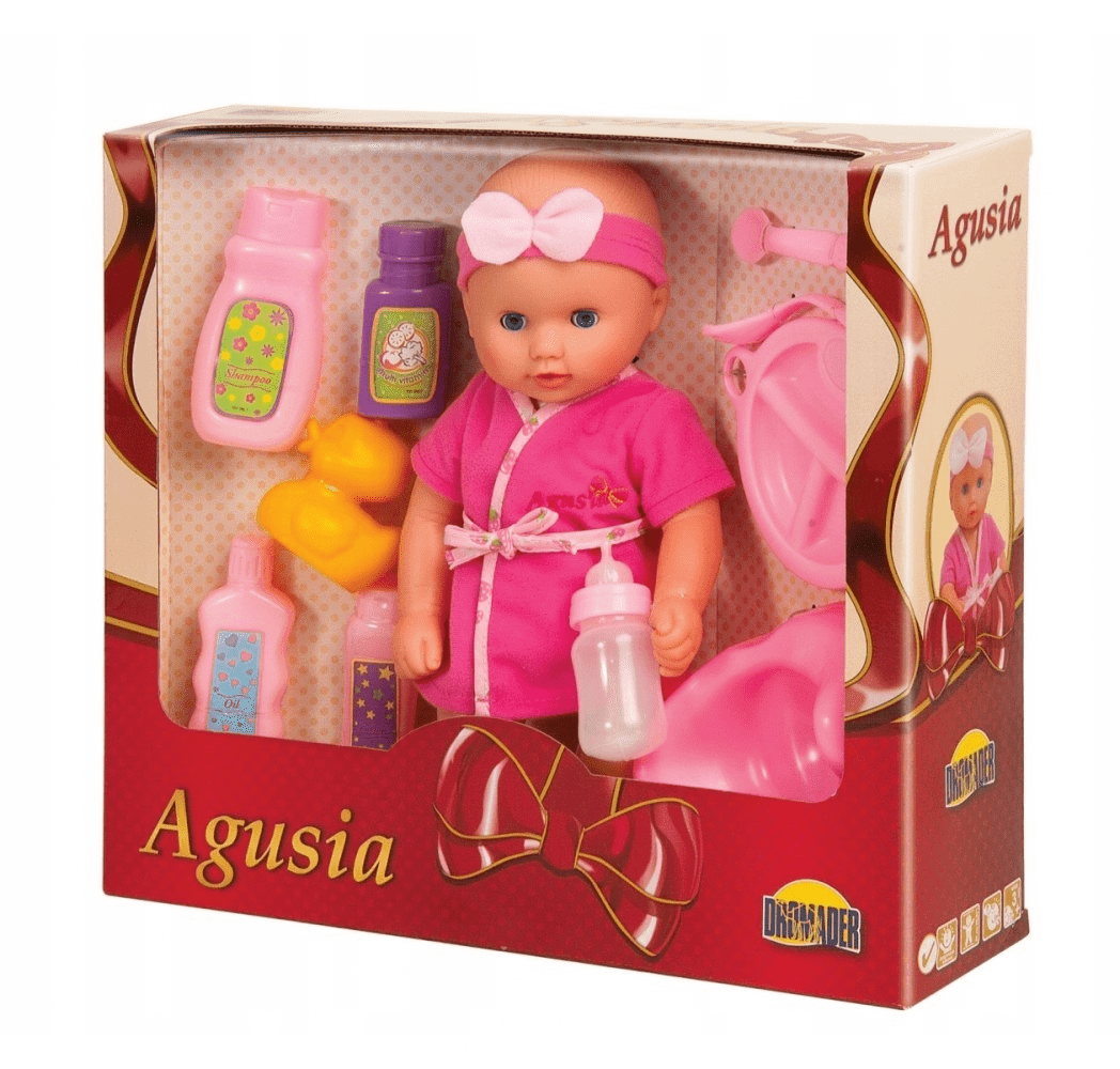 Lalka Agusia, 29 cm, pije i siusia - Dromader