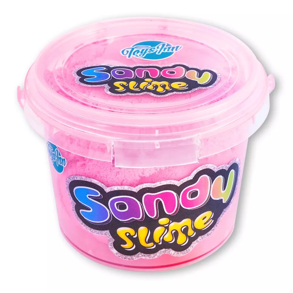 Sandy Slime w wiaderku, różowy (300 g) - Stnux