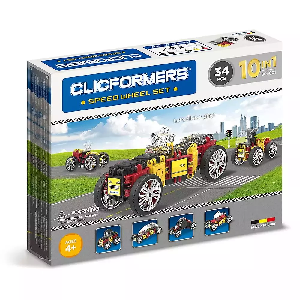 Klocki Clicformers, pojazdy - Clics Toys