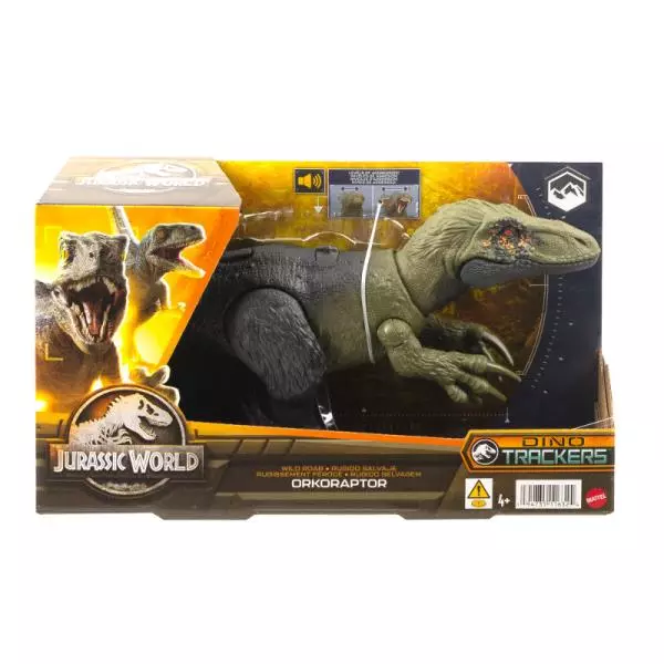 Jurassic World Groźny ryk Dinozaur Orkoraptor HLP21 HLP14 MATTEL