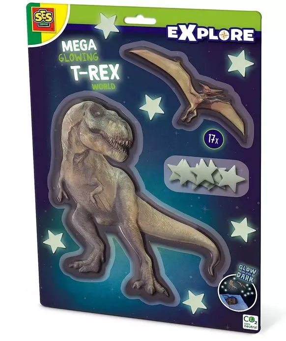 Mega świecący w ciemności T-Rex - SES Creative