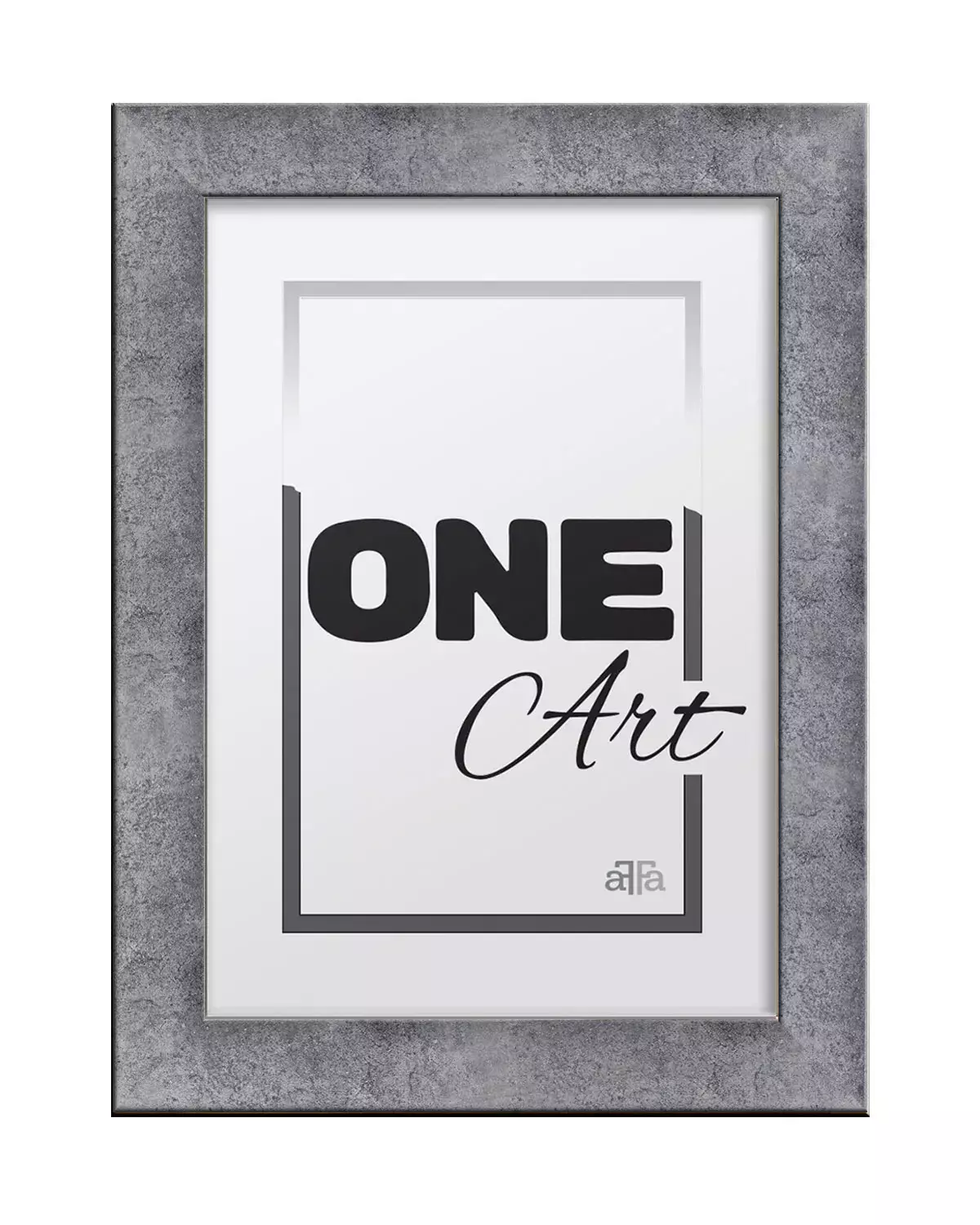 Ramka Hekla 21x29 cm, beton - Frames factory