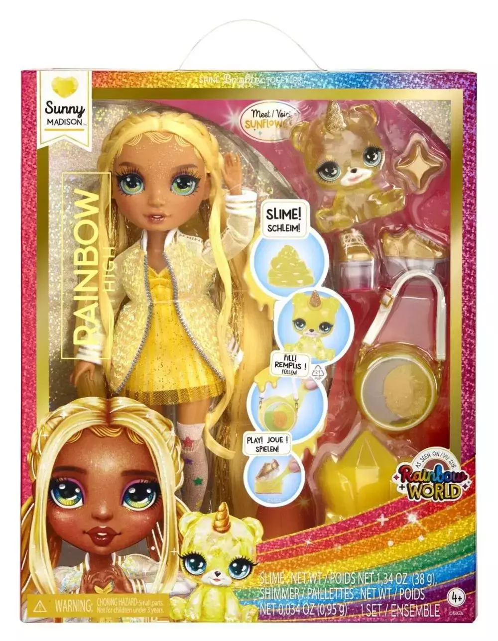 Rainbow High: Classic - Doll- Sunny (yellow) - MGA