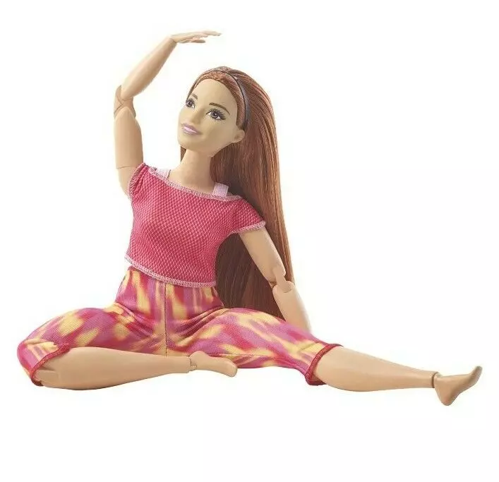 Barbie Made to Move. GXF07 / FTG80 Gimnastyczka w różowym stroju