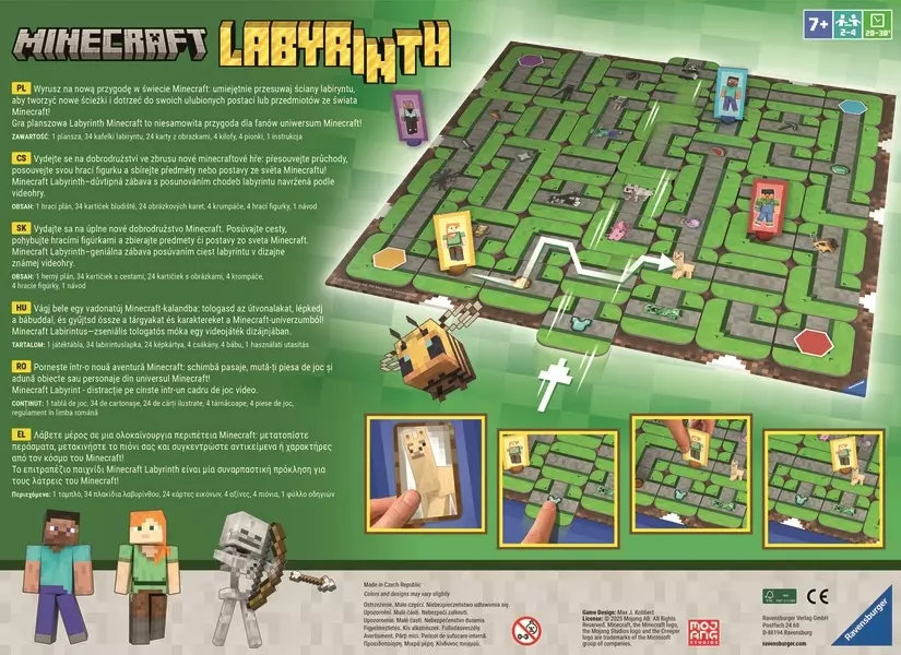 Labyrinth Ravensburger Minecraft. Labirynt - Ravensburger