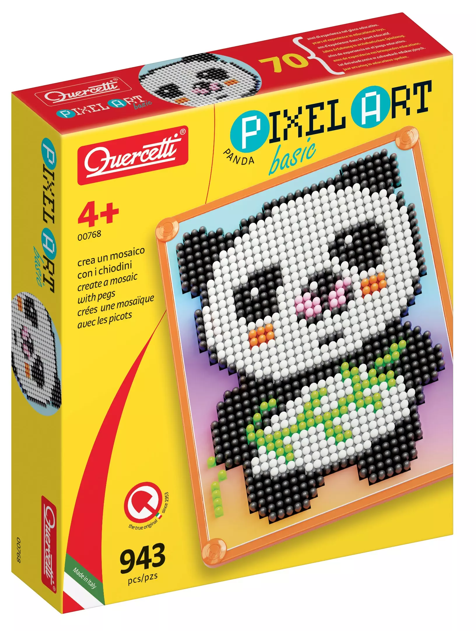 Pixel Art basic Panda 0768 QUERCETTI p6 - Quercetti