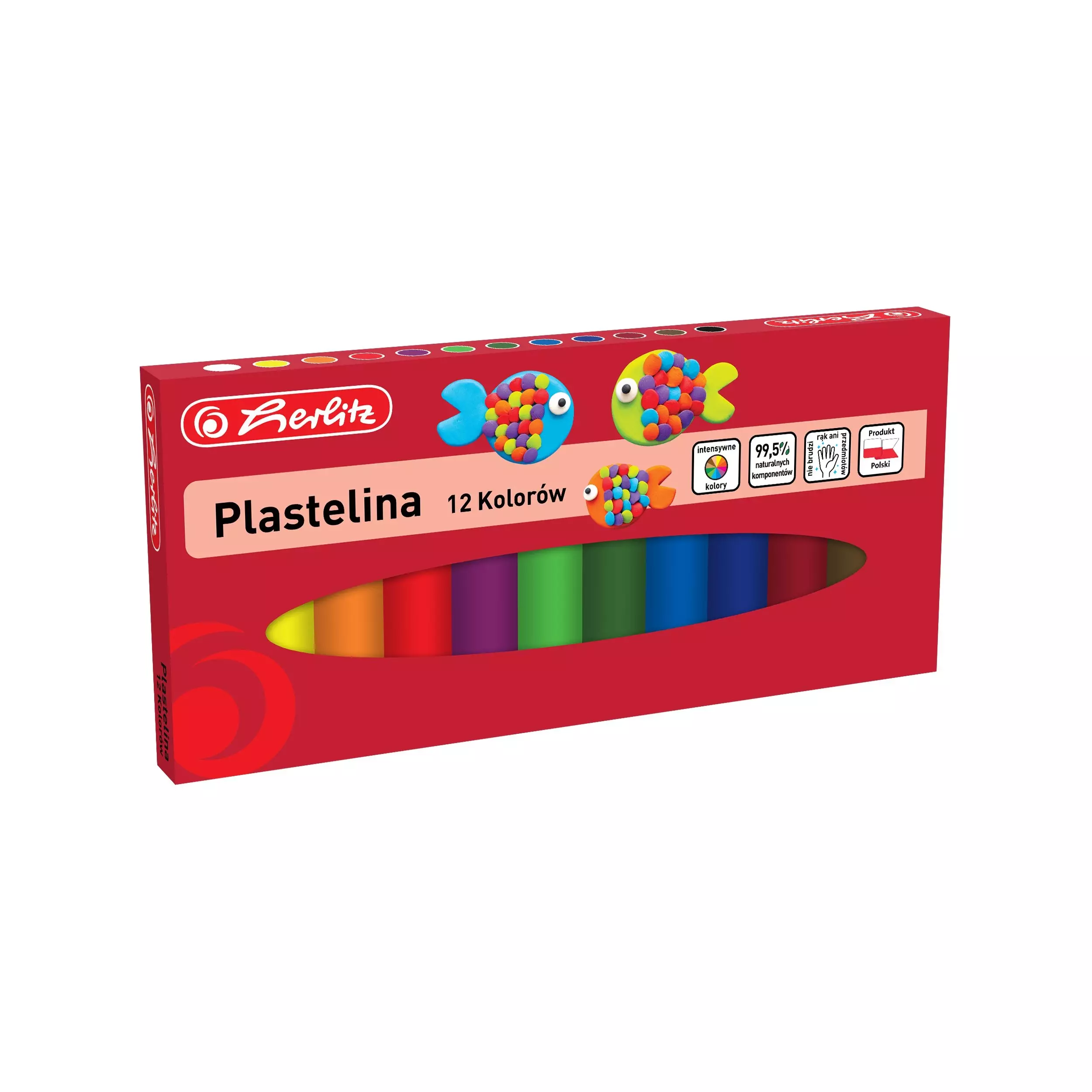 Plastelina 12 kolorów - Herlitz