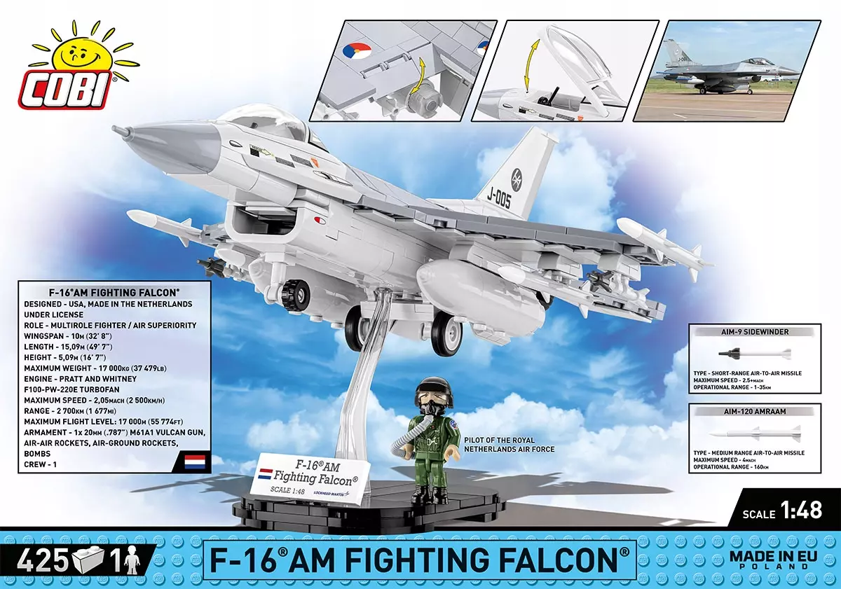 COBI 5896 F-16 AM FIGHTING FALCON - Cobi