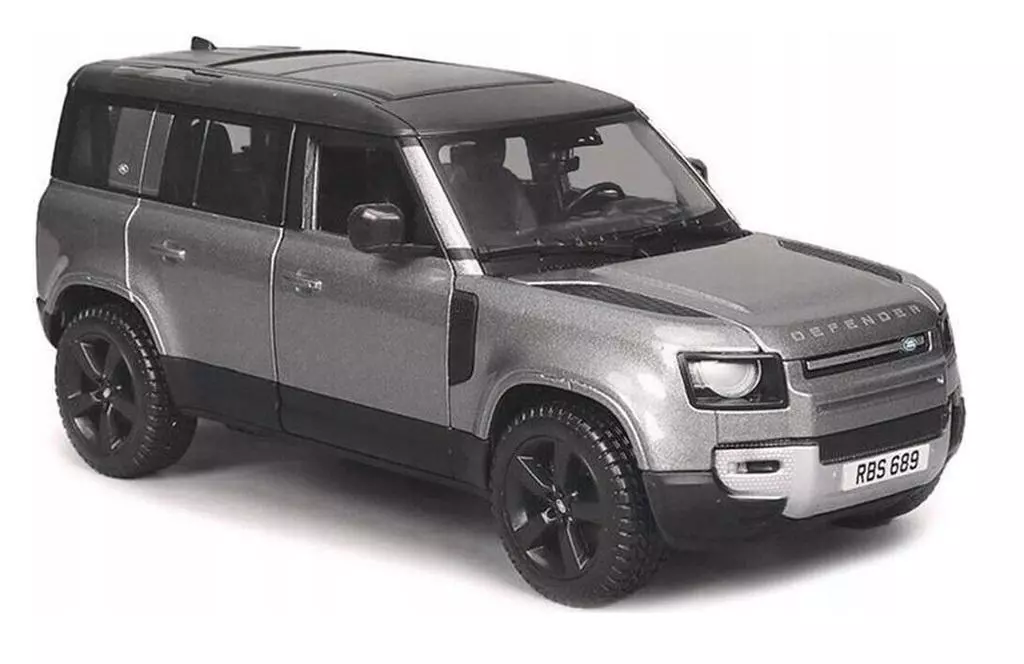 Land Rover Defender 2022 silver 1:24 BBURAGO - Bburago