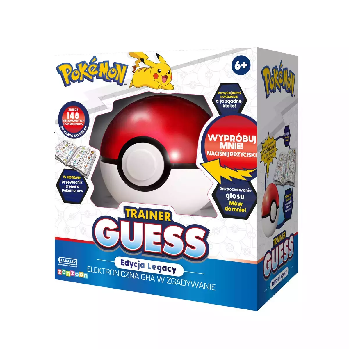 POKEMON Trainer Guess Edycja Legacy, gra - Zanzoon