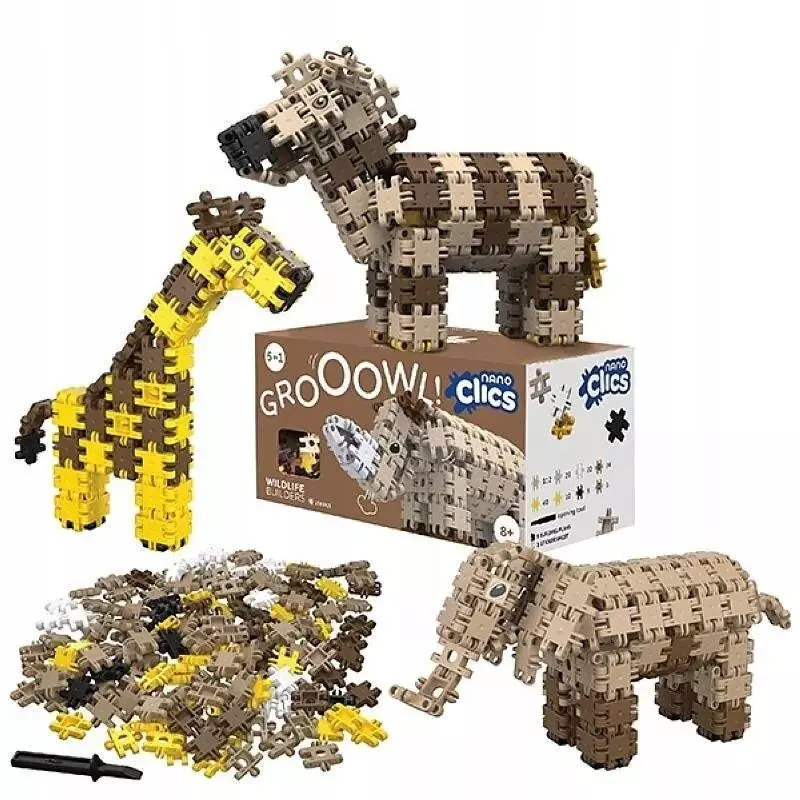 NANO CLICS Dzika przyroda WILDLIFE Zestaw 250el - Clics