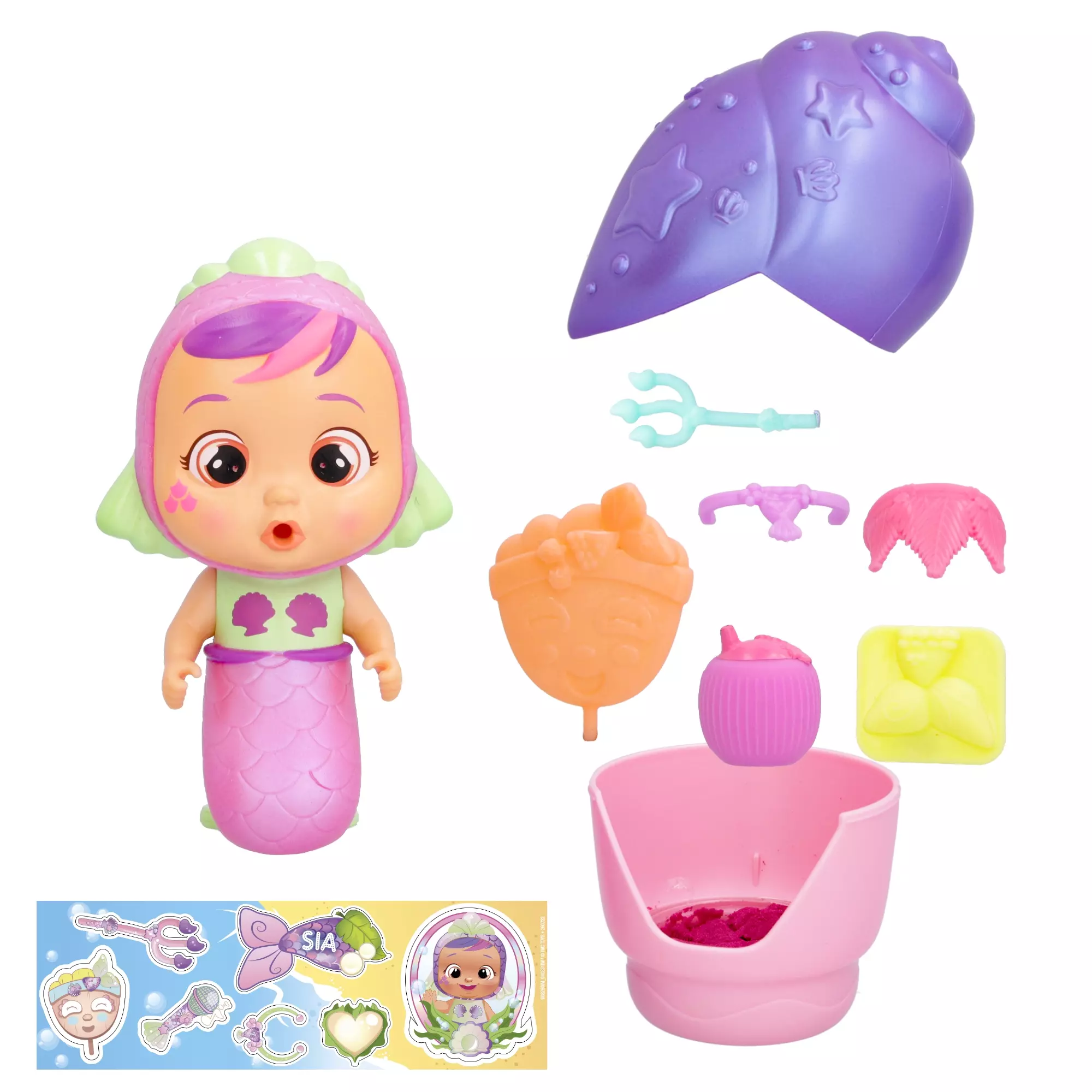 Cry Babies Magic Tears - Shiny Shells Sia - TM Toys