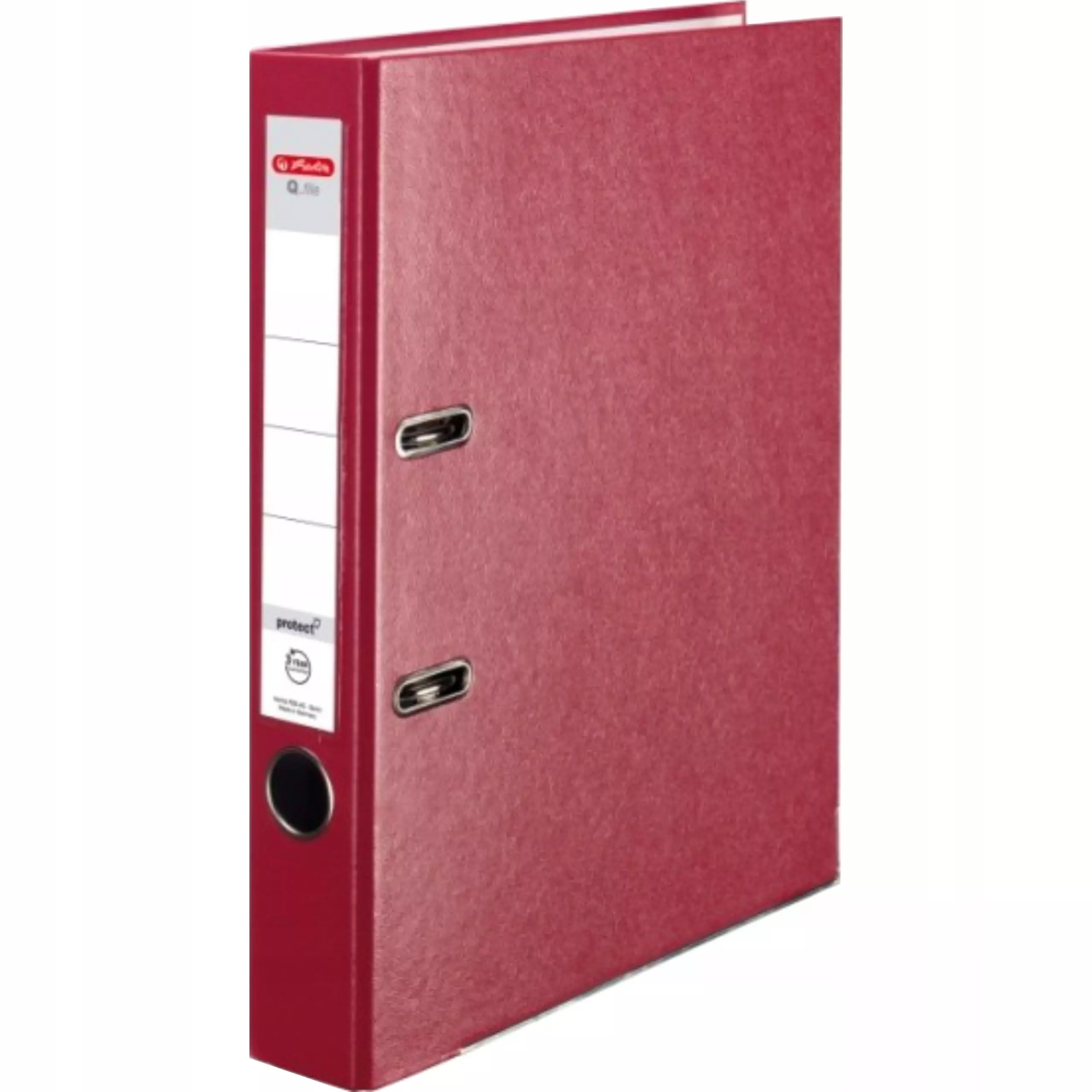 Segregator A4, Q.file, czerwony - Herlitz