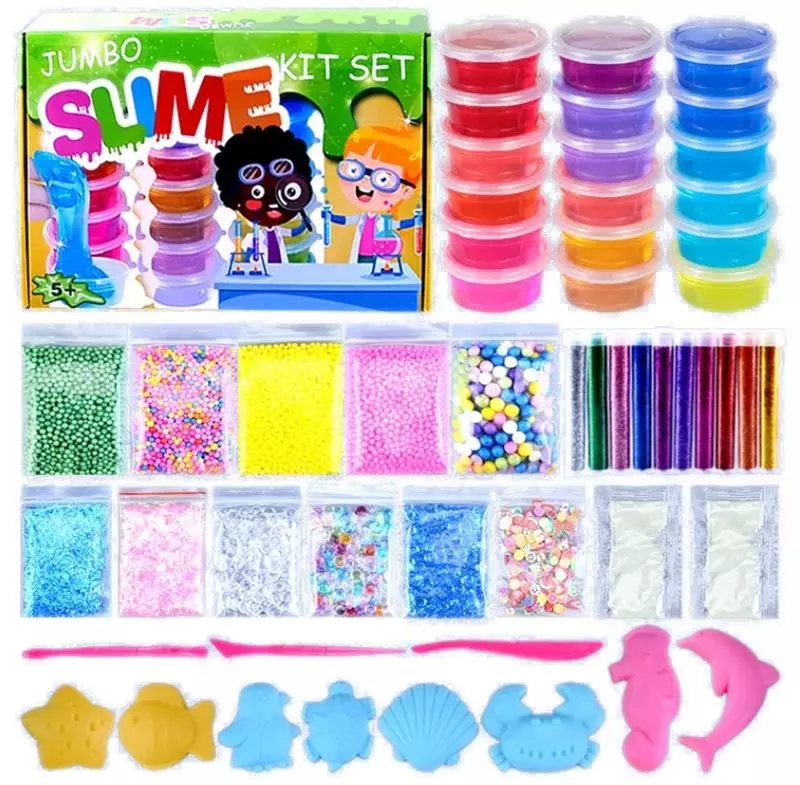 Slime Zestaw do Robienia Glutów Masy plastycznej XL