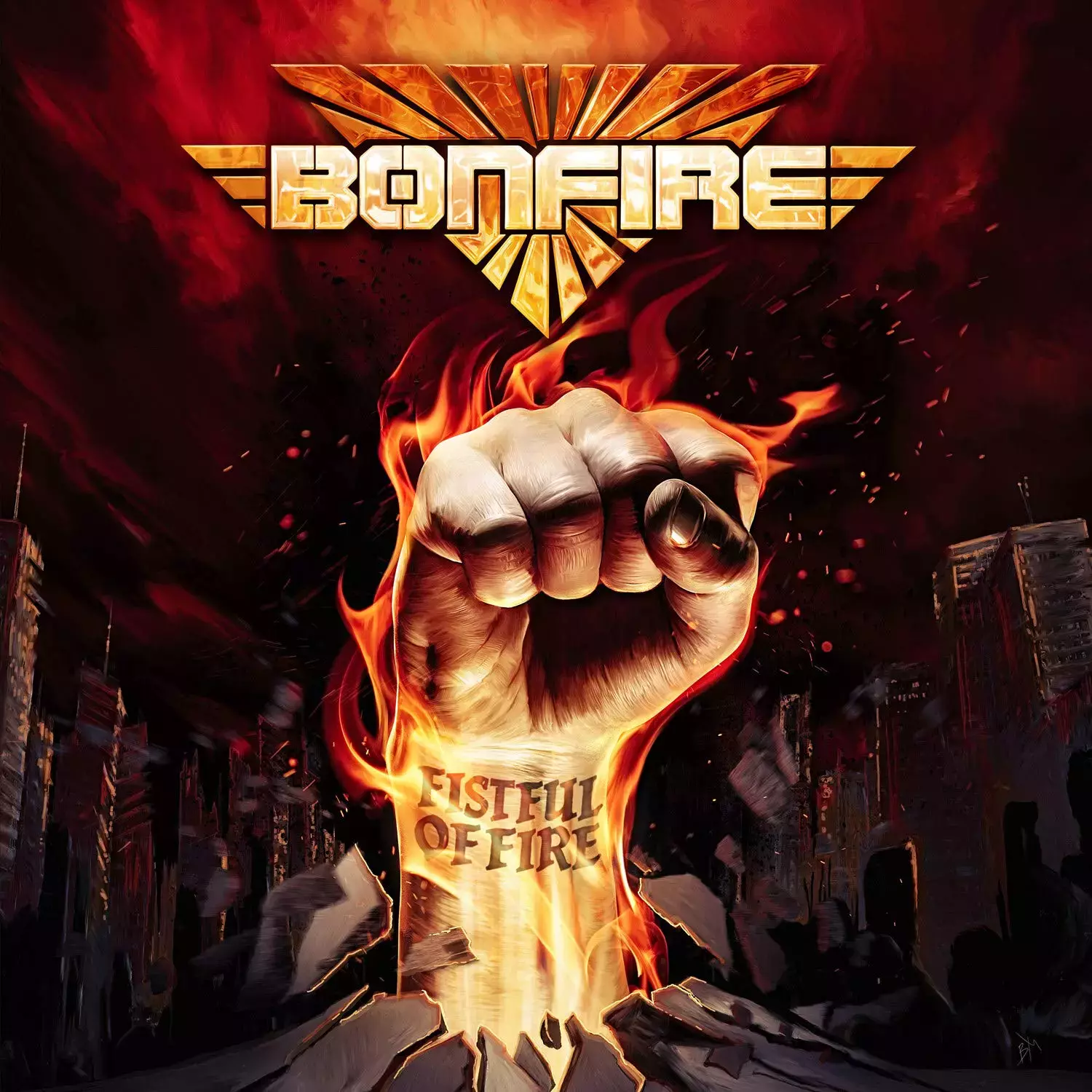 Fistful Of Fire. CD - Bonfire