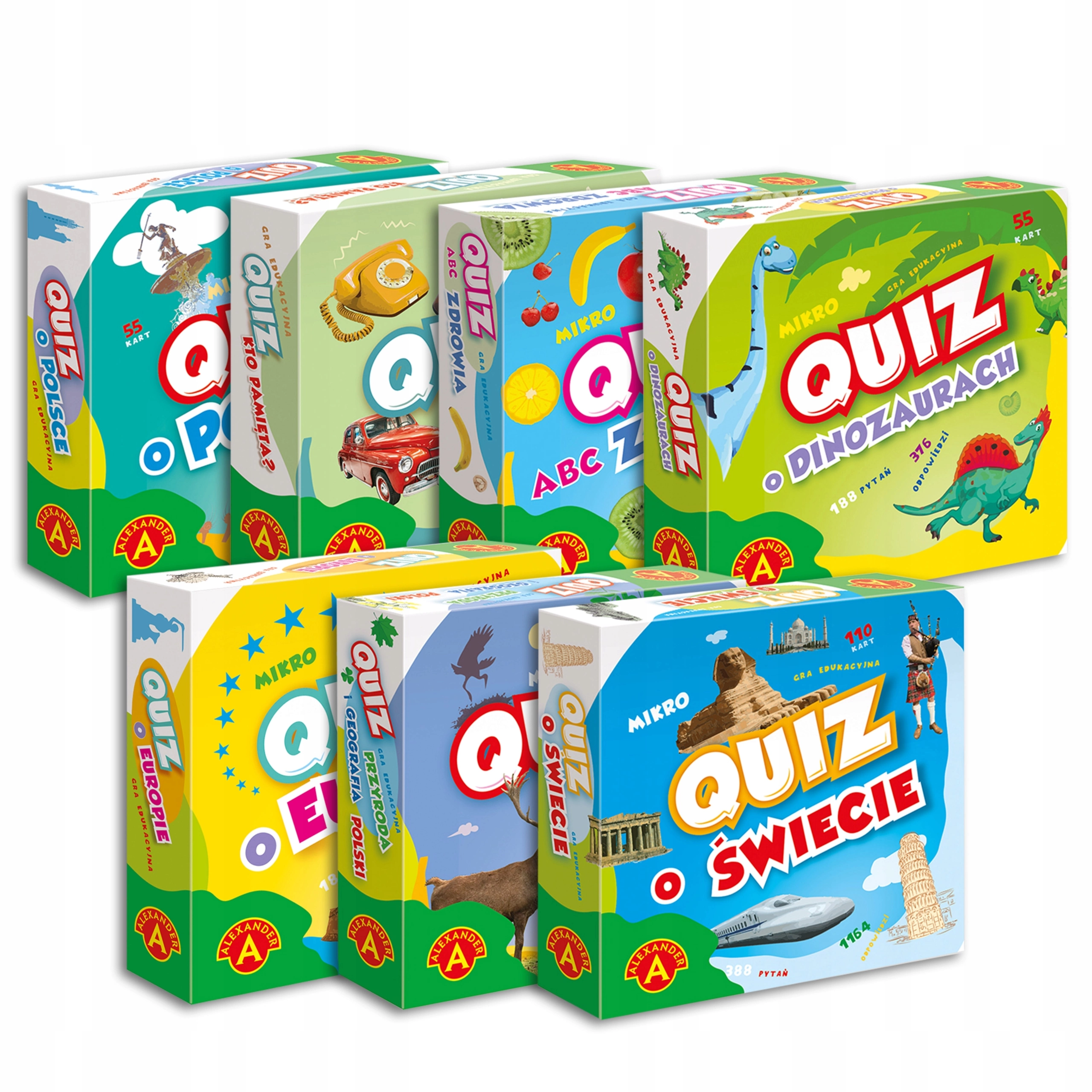 Gra planszowa Alexander Mikro Quiz o dinozaurach - Alexander