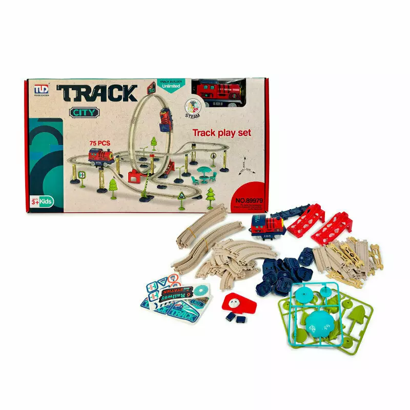 Kolejka na baterie Track City 75el 2000461 - Norimpex