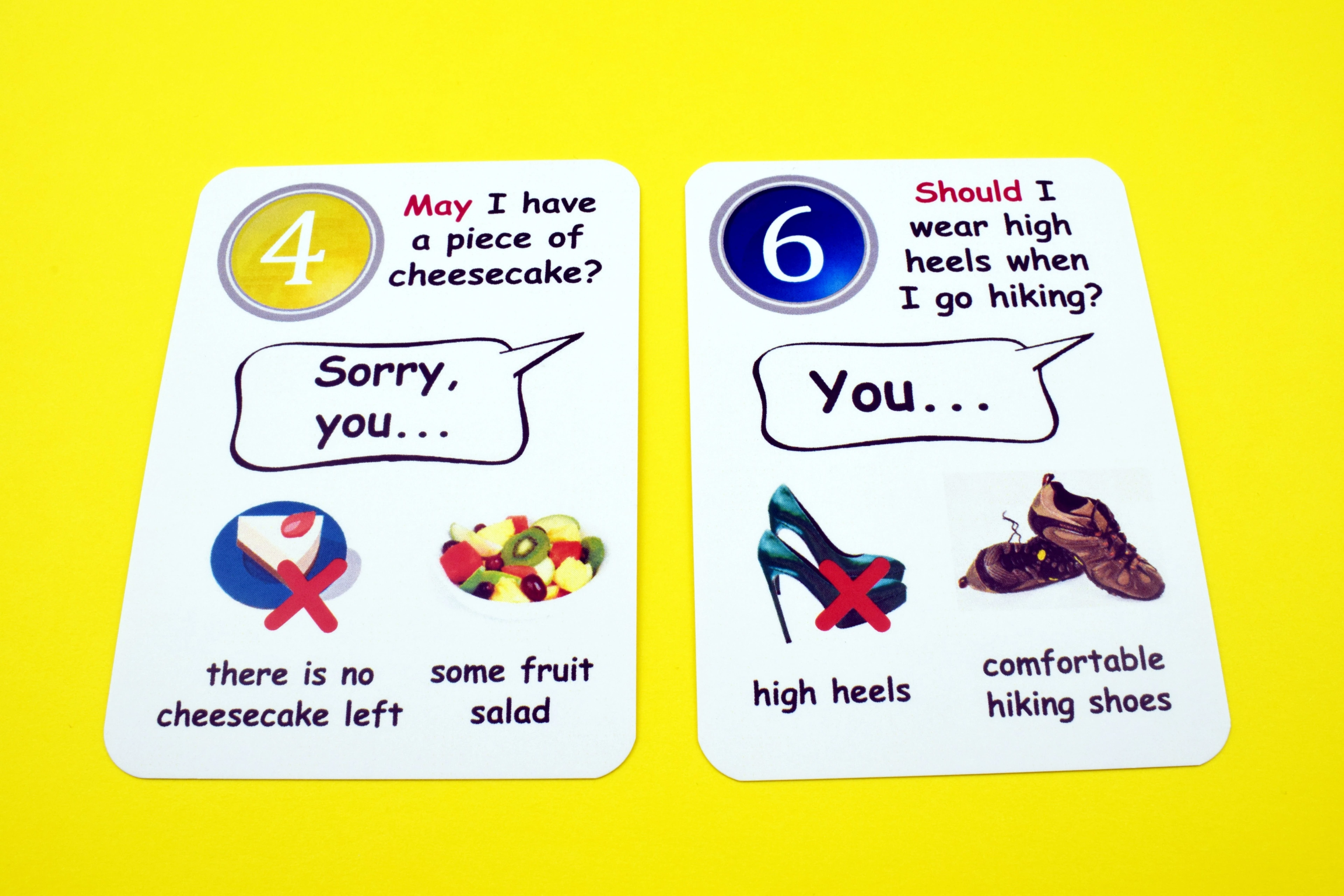 Fun Card English. Modal Verbs - Creativo