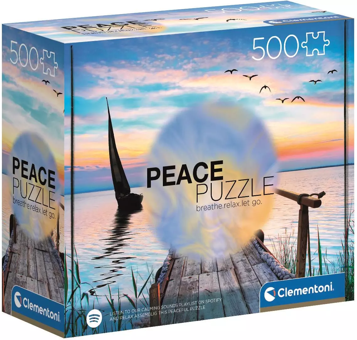 Puzzle 500 elementów. Peace - Clementoni