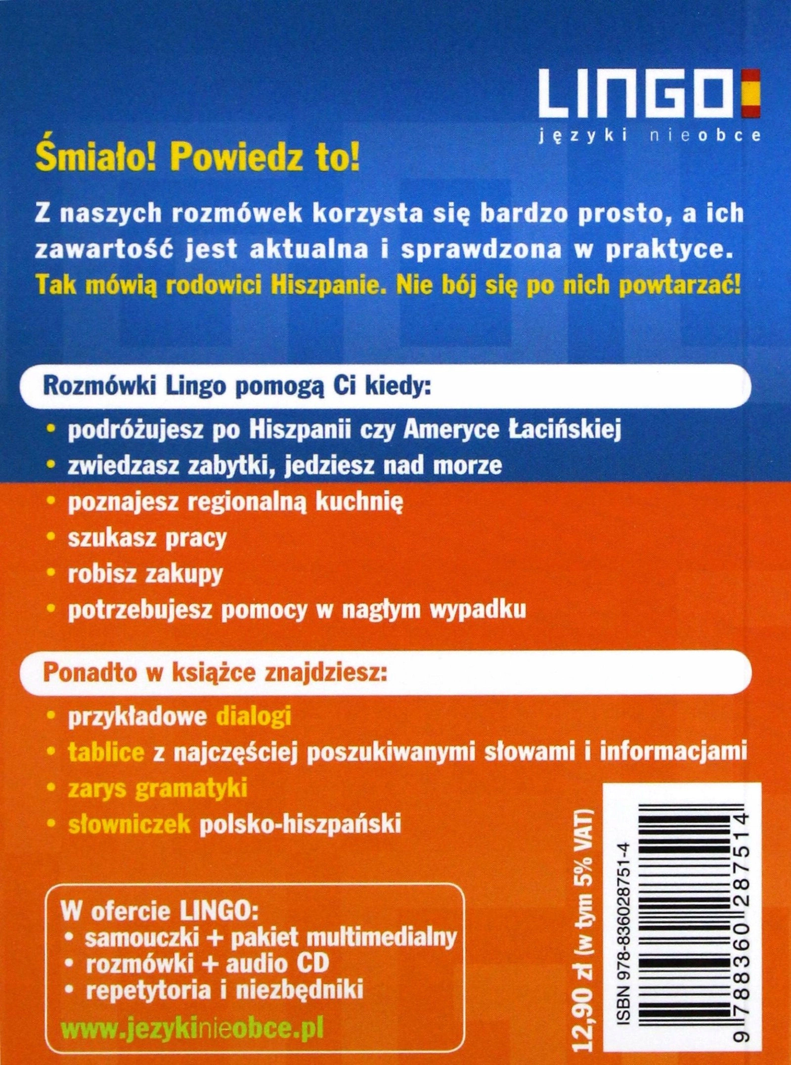 Hiszpański. Powiedz To! Rozmówki ze słowniczkiem
