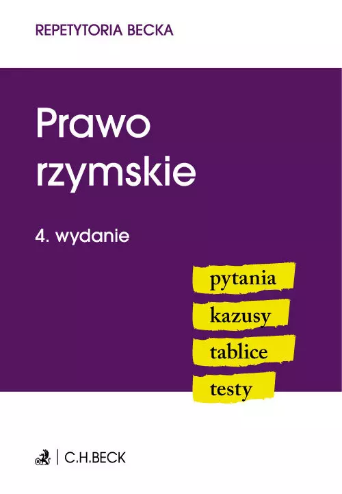 Prawo rzymskie, wydanie 4 - praca zbiorowa