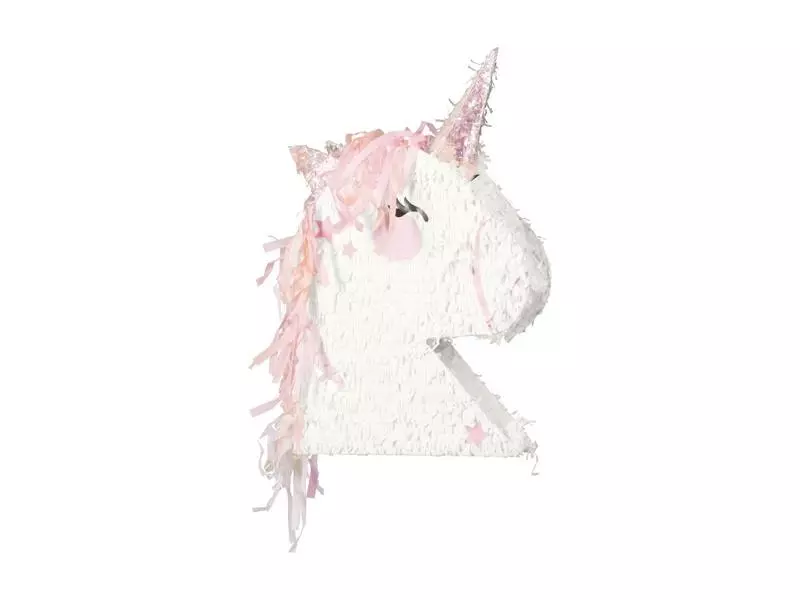 Piniata składana - Głowa Jednorożca 41x48x10cm - PartyDeco