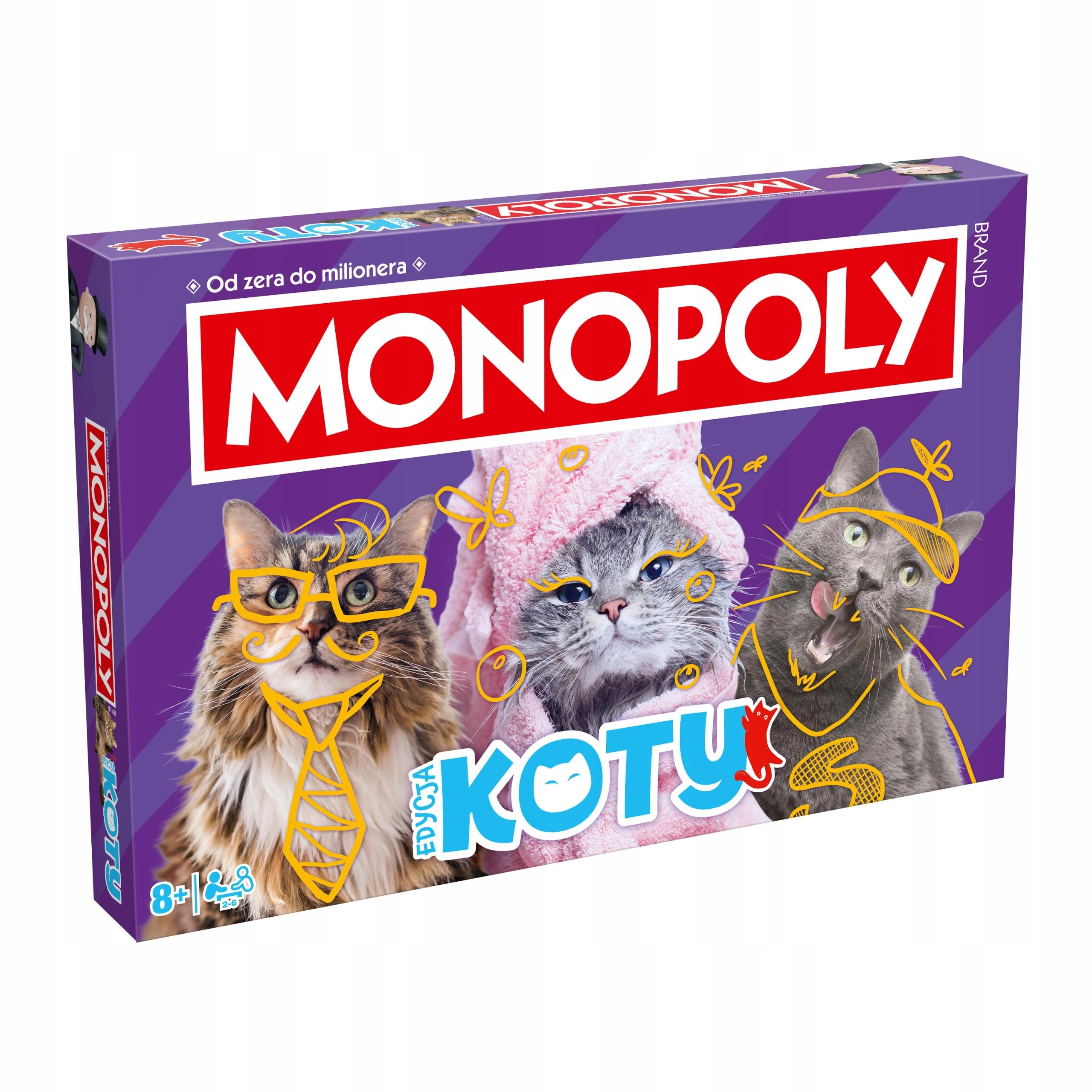 Gra planszowa Monopoly Koty Winning Moves - Winning Moves