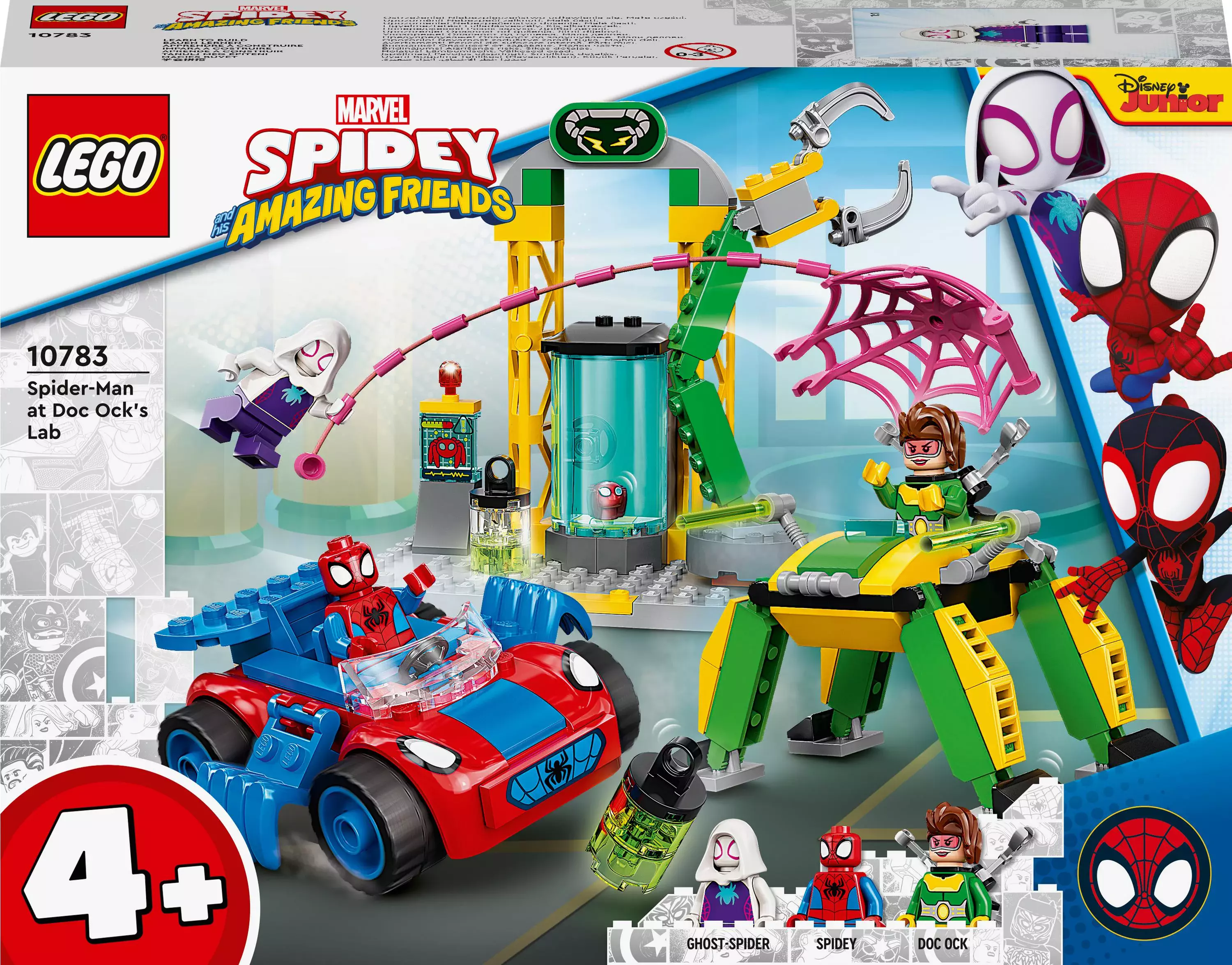 LEGO Marvel 10783 Spider-Man w laboratorium Doca Ocka