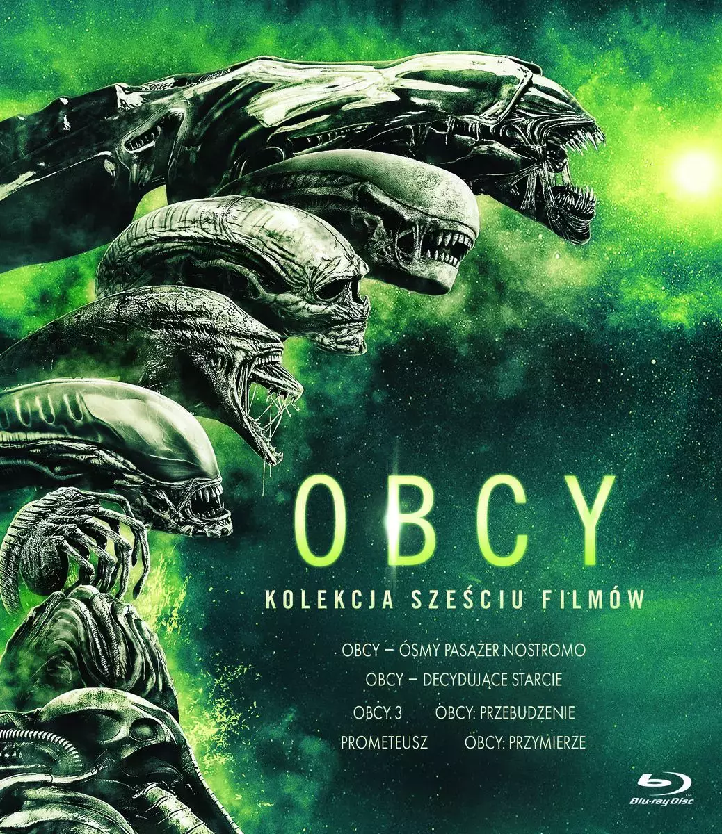 Obcy. Kolekcja 6 filmów, 6 Blu-ray - Ridley Scott, David Fincher, James ...